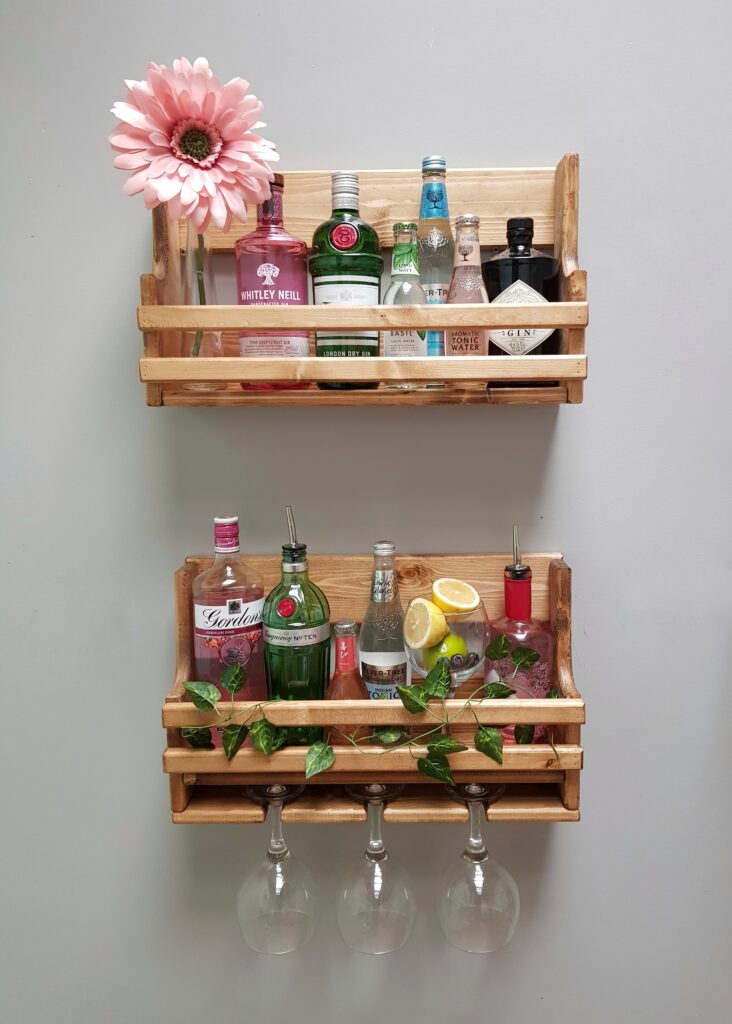 Small Double Gin Shelf - Our Home To Yours