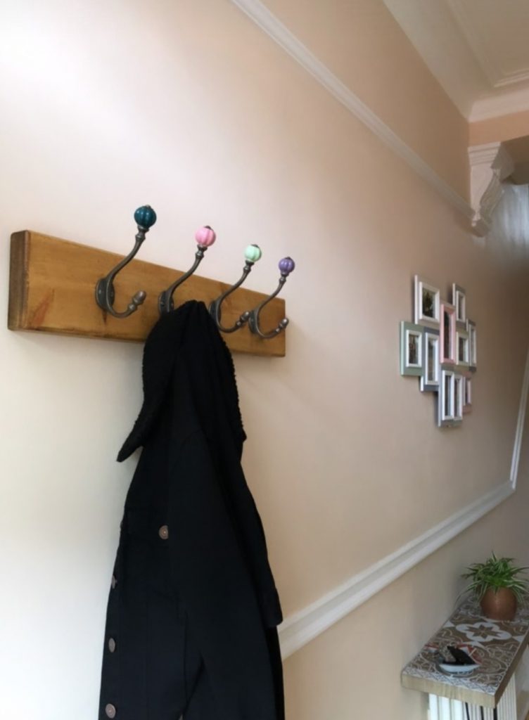 Coloured Hat and Coat Hooks - Our Home To Yours
